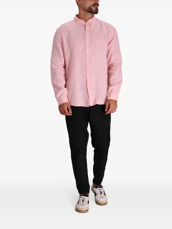 BOSS Logo-embroidered Shirt - Pink