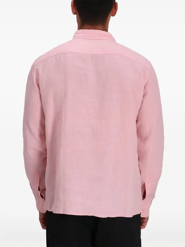 BOSS Logo-embroidered Shirt - Pink