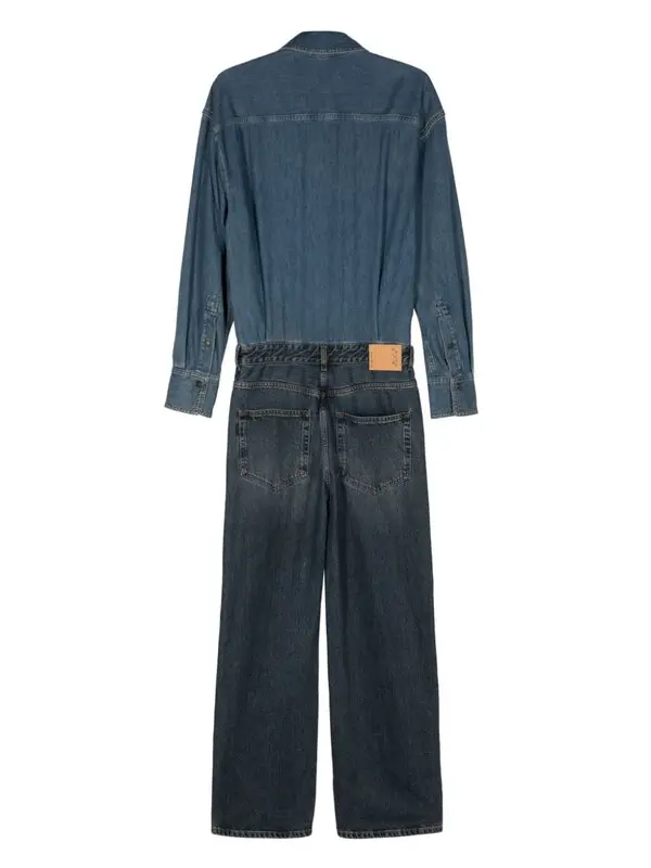 HAIKURE Tessie Denim Jumpsuit - Blue