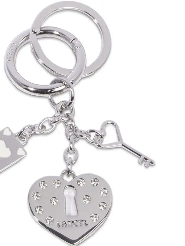 LANCEL Crush Crystal-embellished Keyring