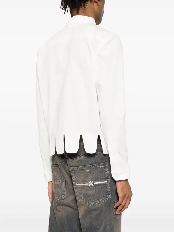 JUNTAE KIM Square Petal Corset Shirt