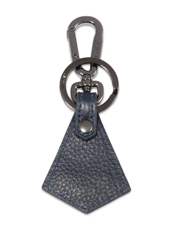 LANCEL Pyramid Leather Keyring