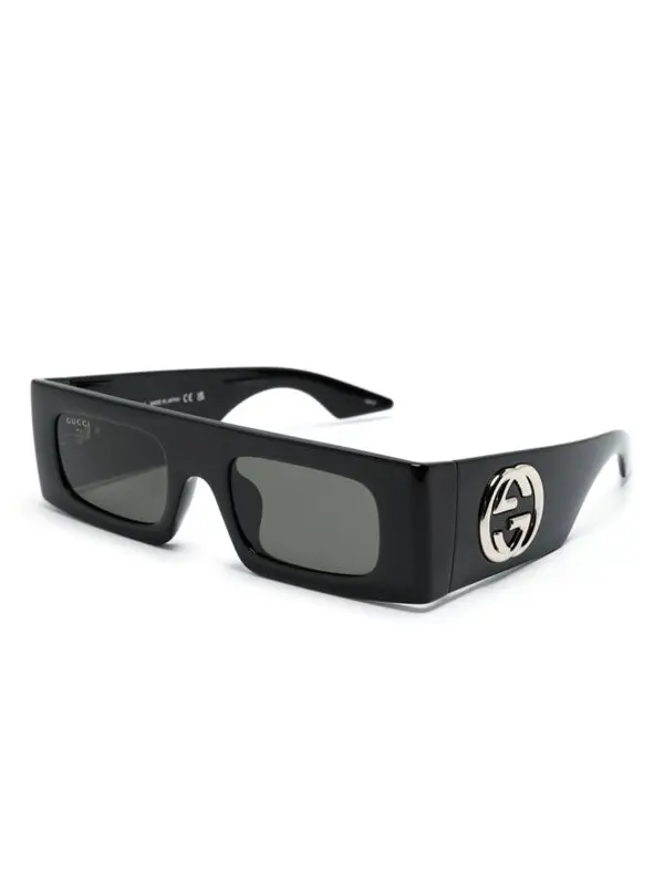 Gucci Double G Rectangular Sunglasses