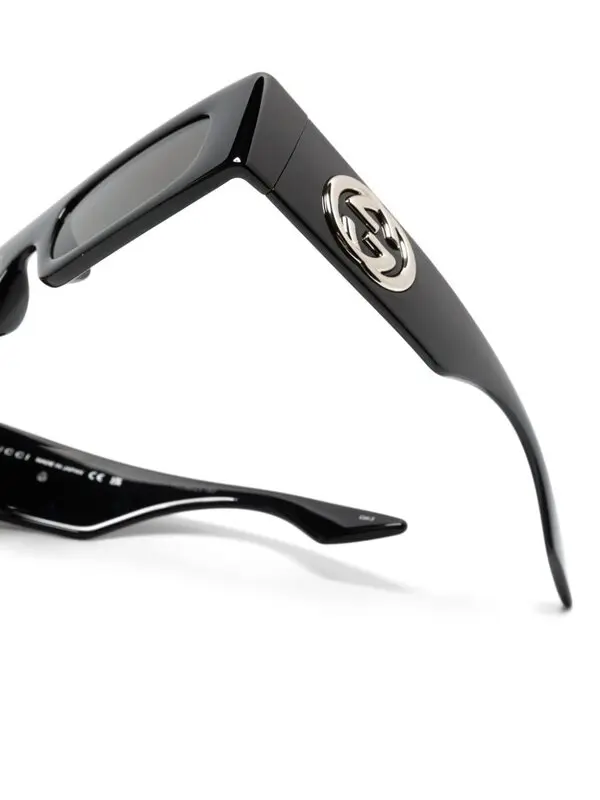 Gucci Double G Rectangular Sunglasses