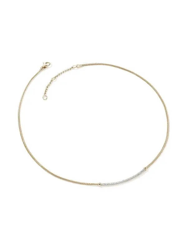 John Hardy 14kt Yellow Jh Essential Diamond Necklace
