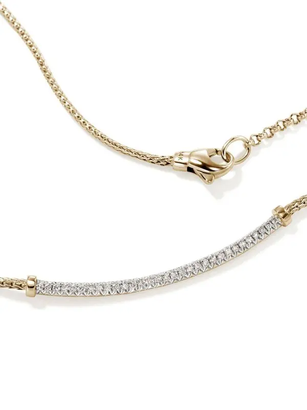 John Hardy 14kt Yellow Jh Essential Diamond Necklace