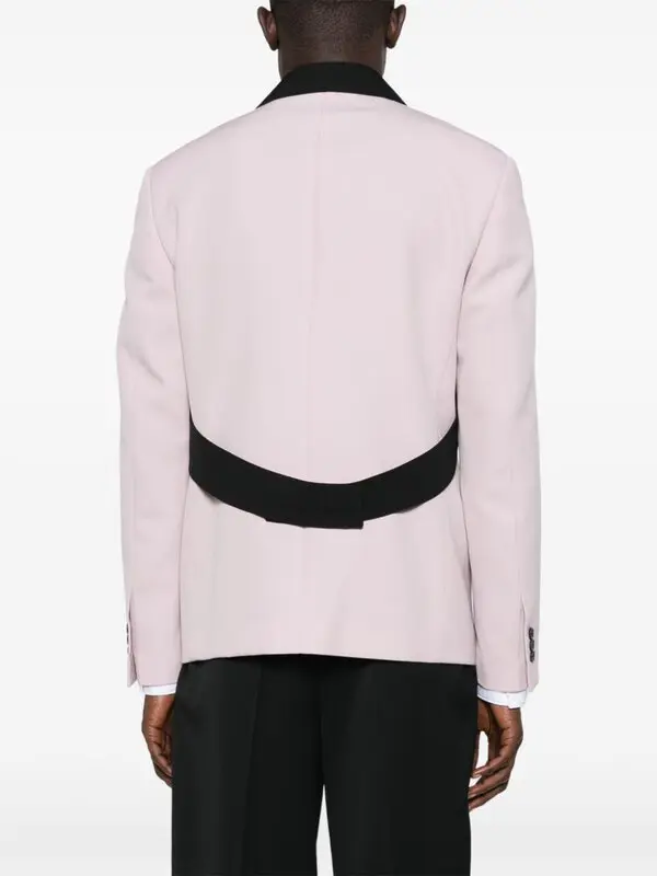 Off-White Contrasting-lapels Blazer