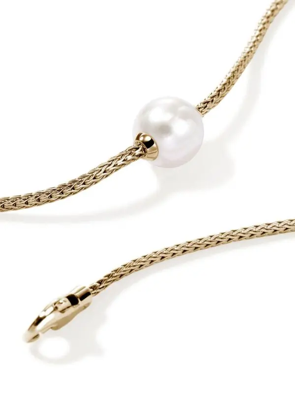 John Hardy 14kt Yellow Essential Pearl Necklace - Gold
