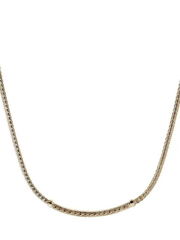 John Hardy 14kt Yellow Jh Essential Diamond Necklace - Gold