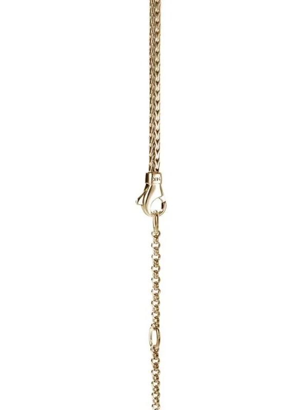 John Hardy 14kt Yellow Jh Essential Diamond Necklace - Gold