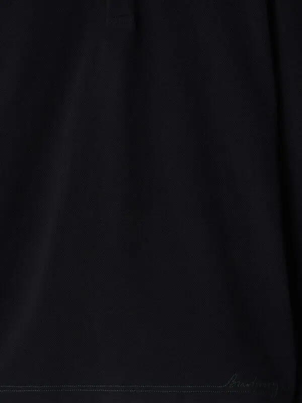 Burberry Long-sleeve Cotton Polo Shirt