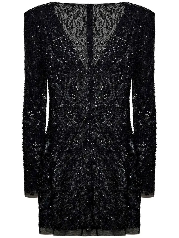 ROOM76 Sequin-embellished Mini Dress