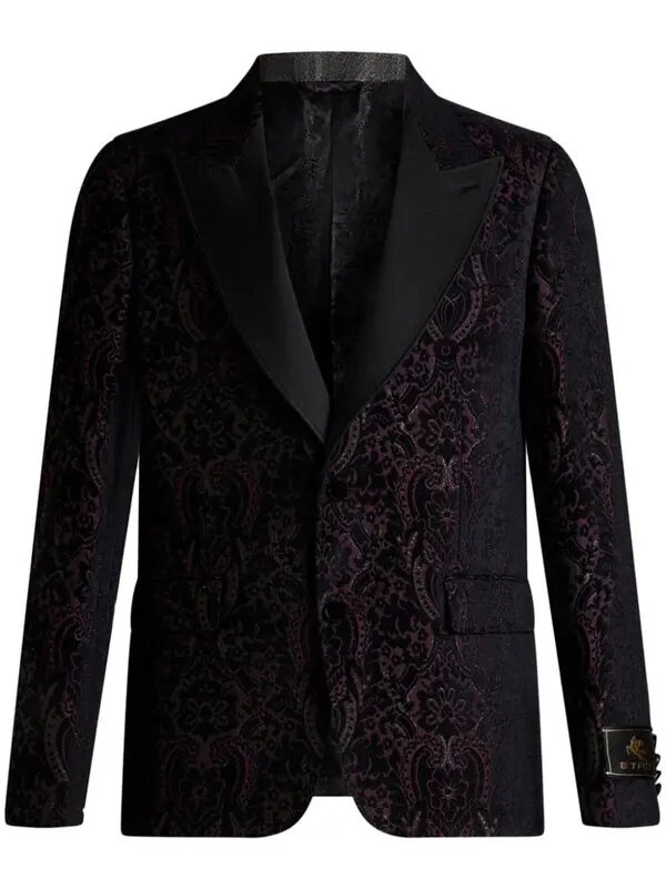 Etro Velvet Jacquard Blazer