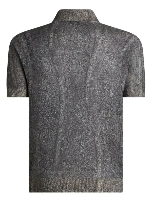 Etro Paisley-print Polo Shirt
