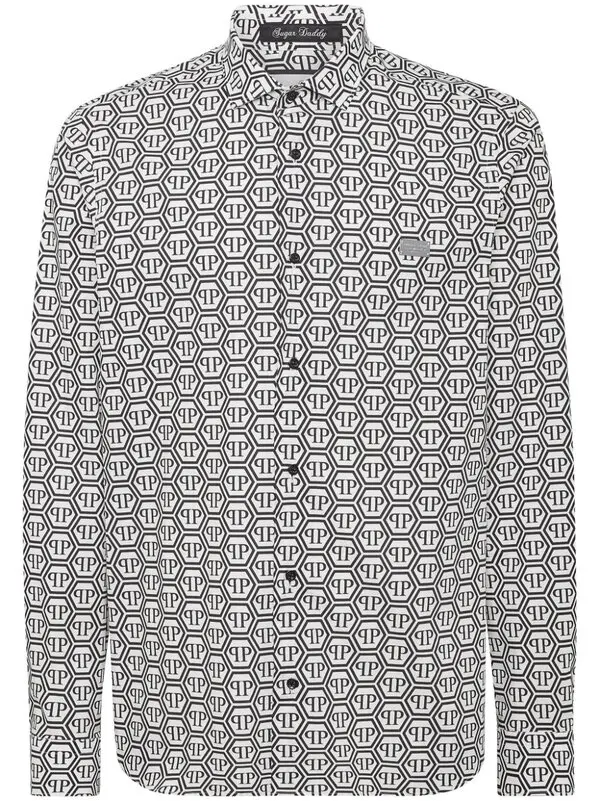 Philipp Plein Monogram-print Shirt