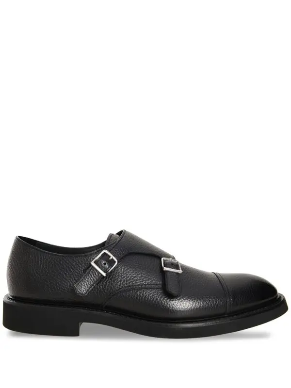 DOUCAL'S Double-buckle Oxford Shoes