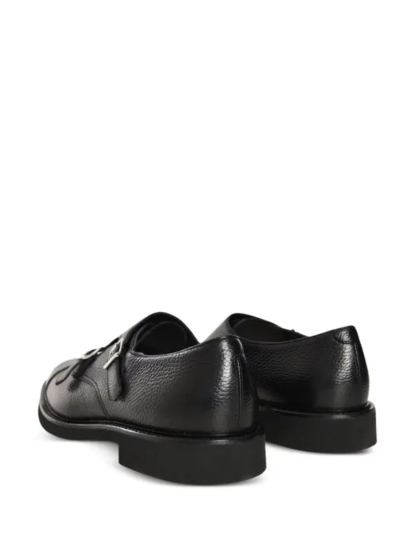 DOUCAL'S Double-buckle Oxford Shoes