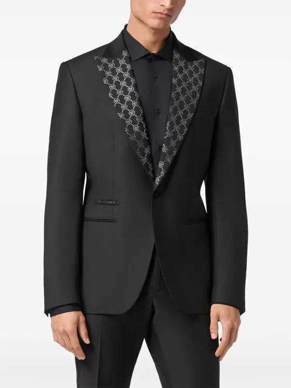 Philipp Plein Monogram-pattern Blazer