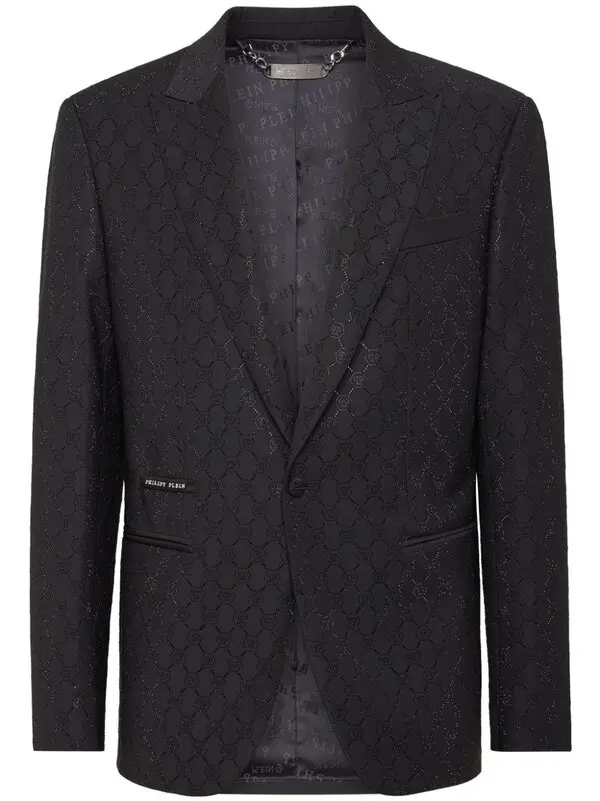 Philipp Plein Monogram-pattern Blazer