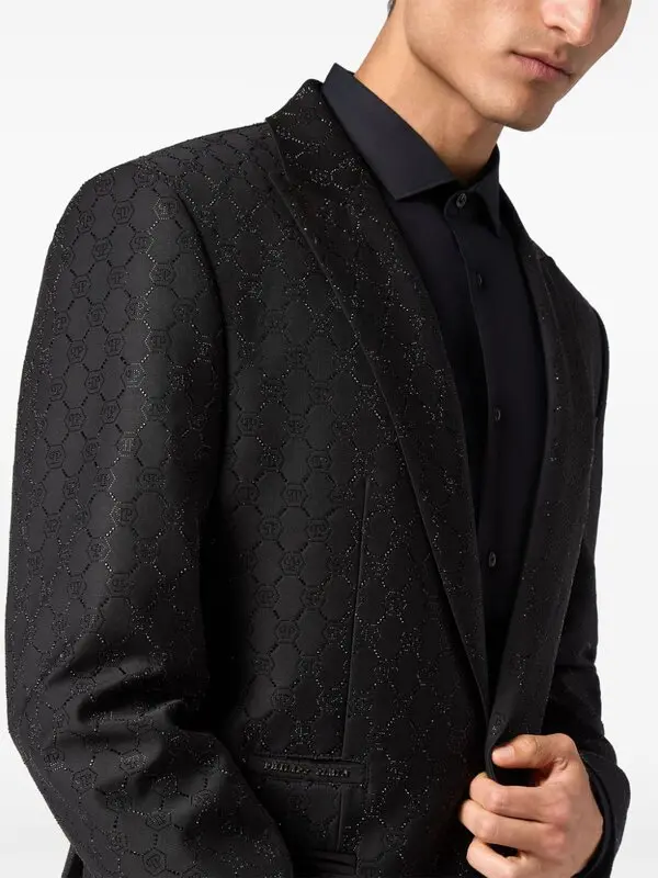 Philipp Plein Monogram-pattern Blazer