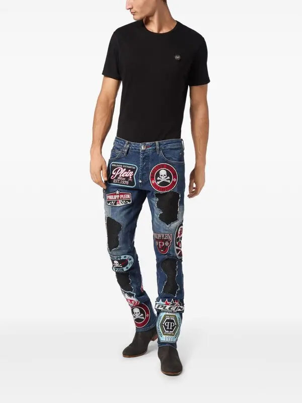 Philipp Plein Rock Star Straight Leg Jeans