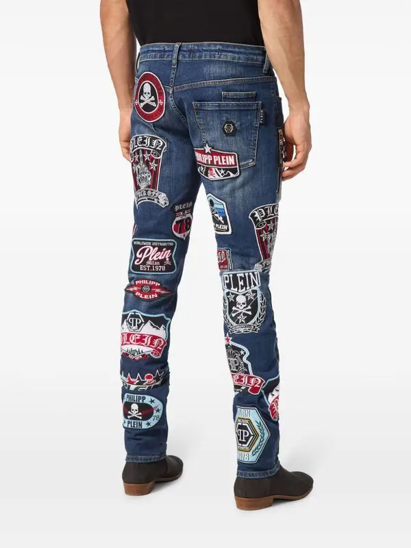 Philipp Plein Rock Star Straight Leg Jeans