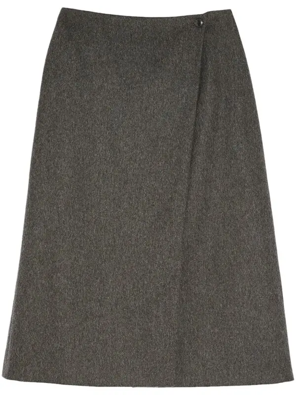 YVES SALOMON A-line Mid-calf Skirt