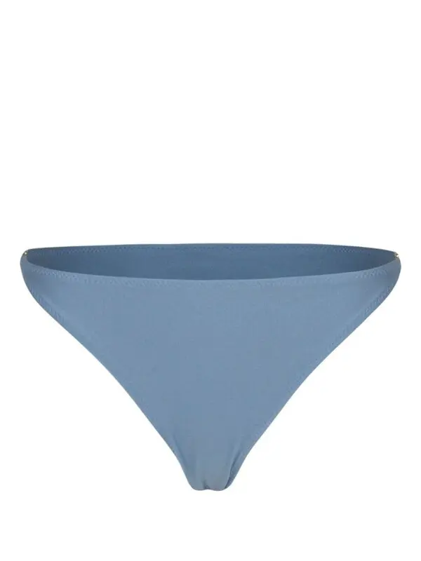 GANNI Logo-plaque Bikini Bottom - Blue