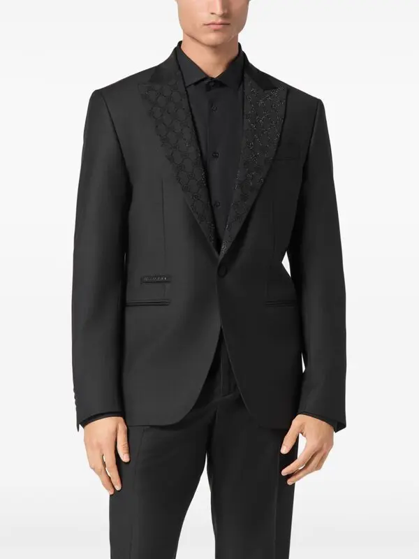 Philipp Plein Monogram-pattern Blazer