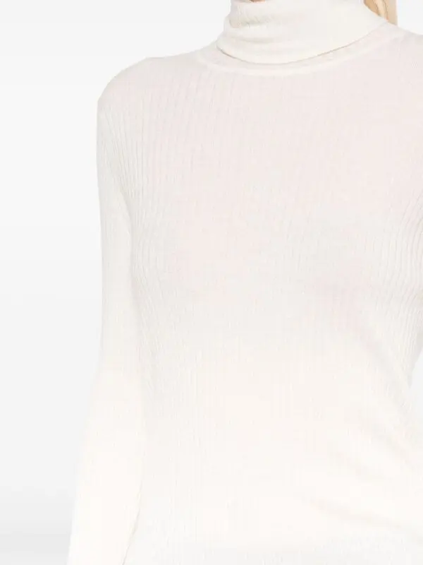 N.peal Roll-neck Cashmere Sweater - Neutrals