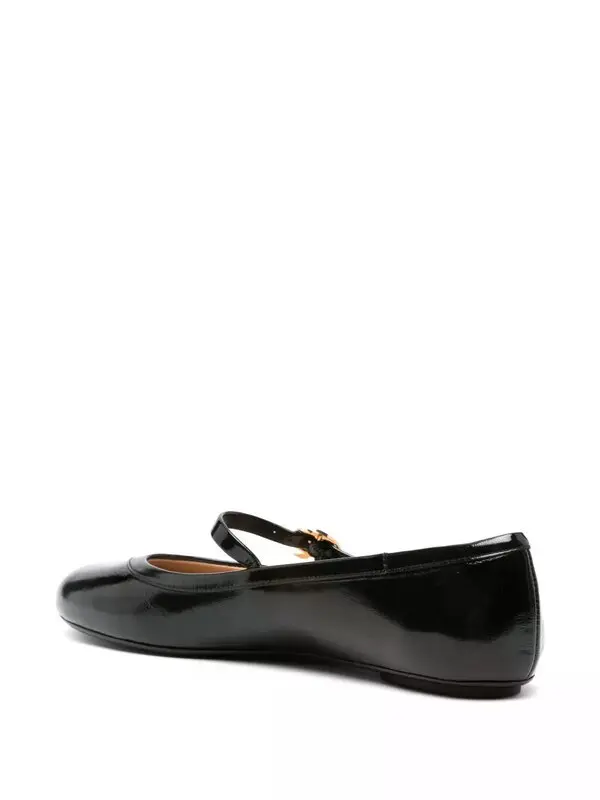 GIANVITO ROSSI Leather Ballet Flats
