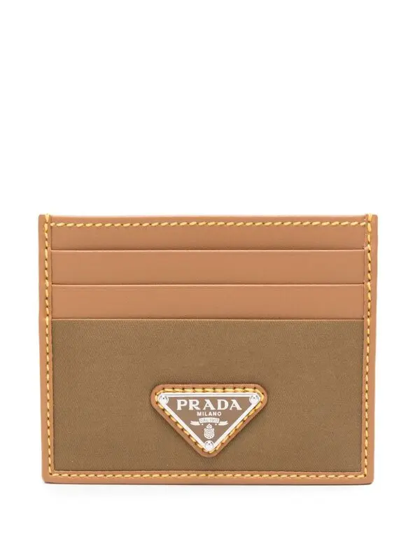 Prada Triangle-logo Leather Cardholder