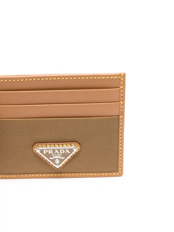Prada Triangle-logo Leather Cardholder