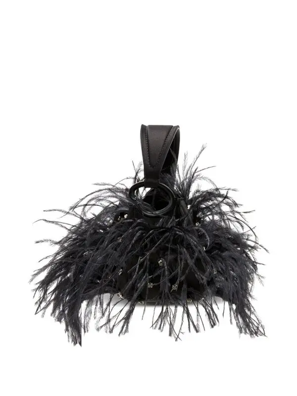 Oscar De La Renta Nano Ostrich-feather Bag