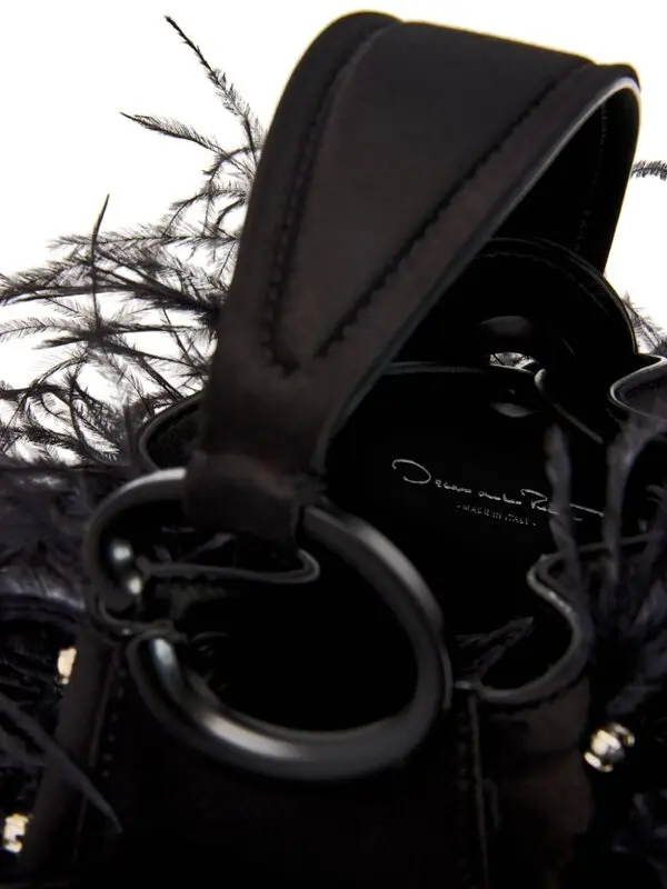 Oscar De La Renta Nano Ostrich-feather Bag
