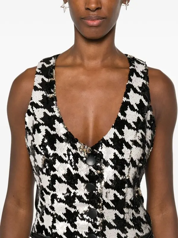 MITILIANE COUTURE Houndstooth Vest