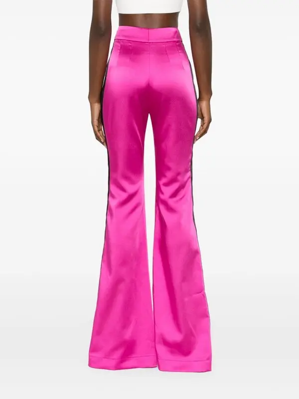 MITILIANE COUTURE Side-appliqué Flared Trousers