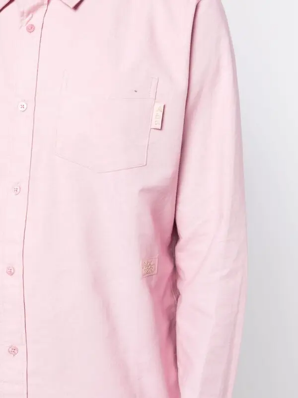 ADVISORY BOARD CRYSTALS Long-sleeves Cotton Shirt - Pink