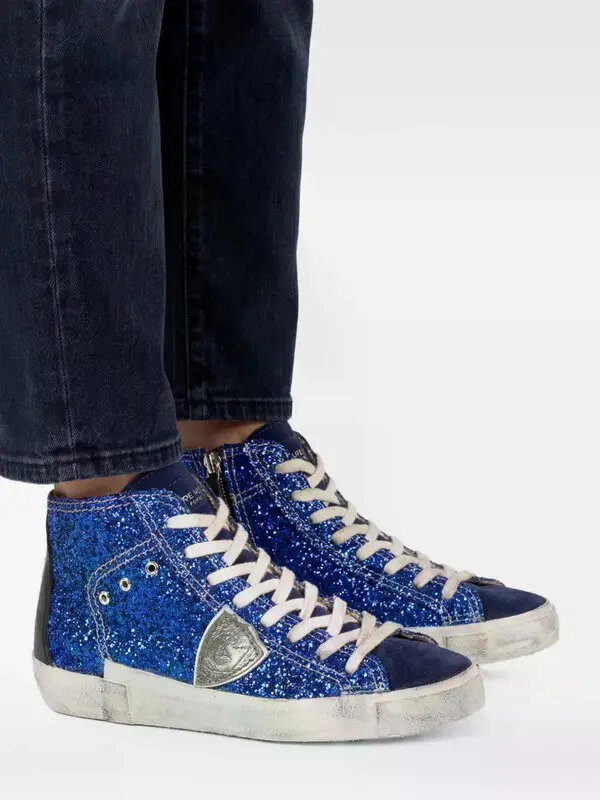 Philippe Model Prsx High Top Sneakers - Blue