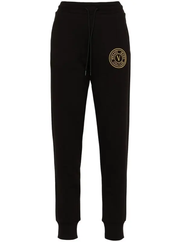 Versace Embroidered Logo Track Pants