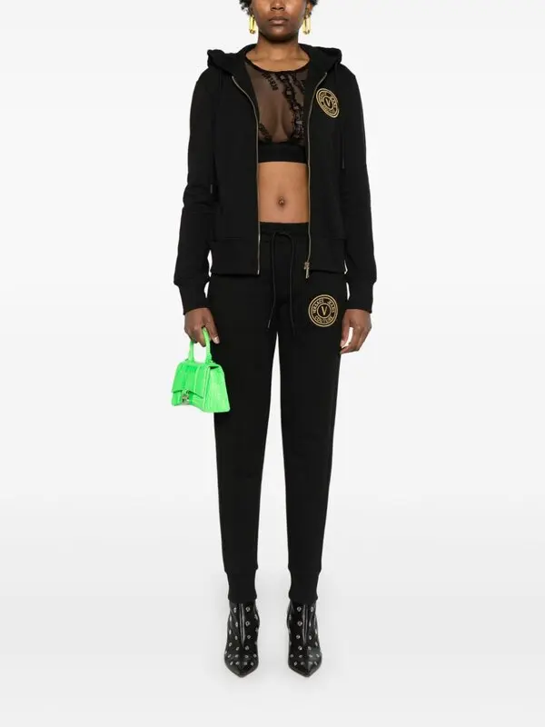 Versace Embroidered Logo Track Pants