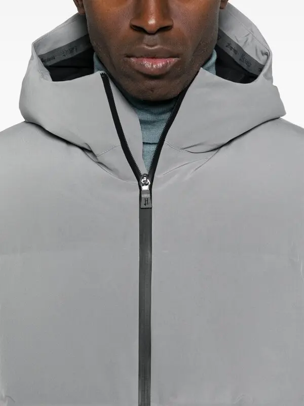 Herno Hooded Puffer Coat - Grey
