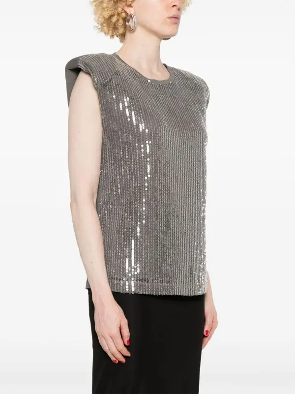 Liu Jo Sequined Tank Top