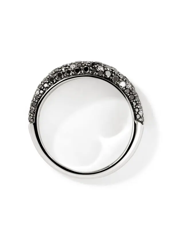 John Hardy Sterling Diamond Ring