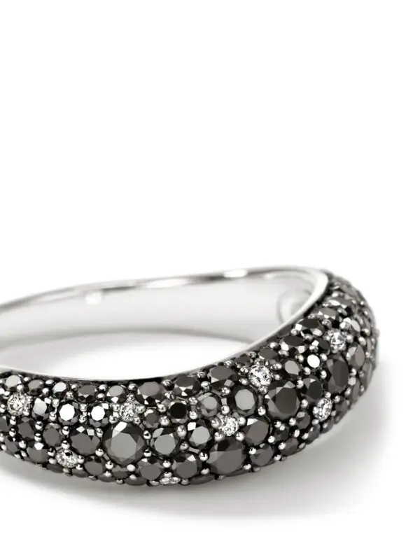 John Hardy Sterling Diamond Ring