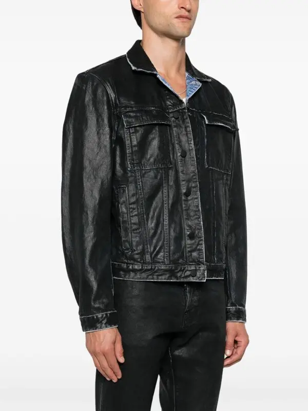 Dsquared2 Garment-dyed Denim Jacket