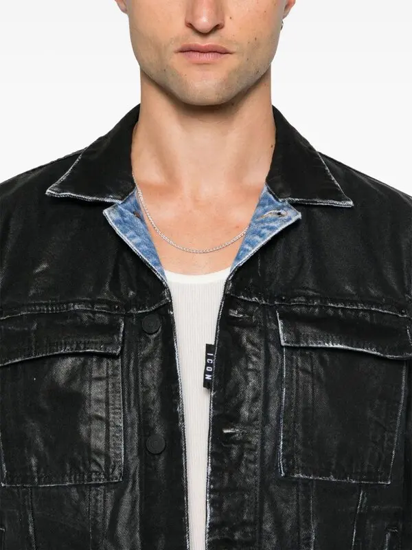 Dsquared2 Garment-dyed Denim Jacket