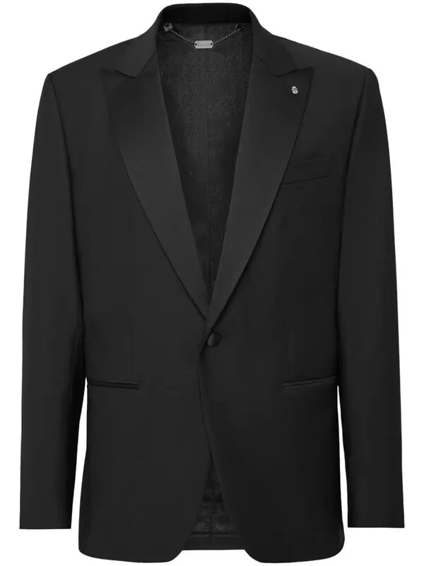 BILLIONAIRE Single-breasted Blazer - Black
