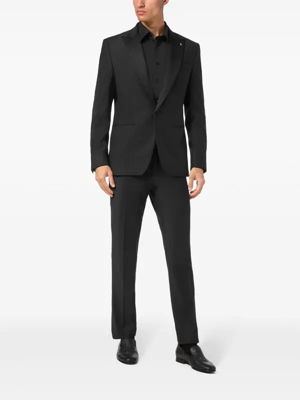 BILLIONAIRE Single-breasted Blazer - Black