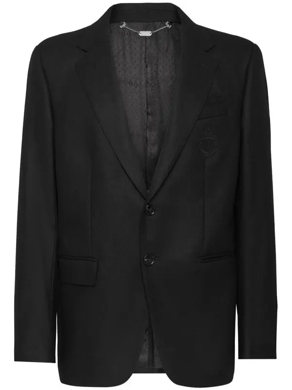 BILLIONAIRE Single-breasted Blazer - Black